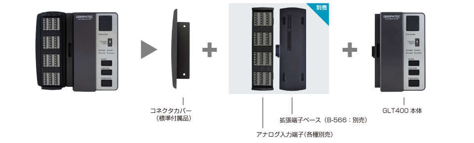 マルチユースデータロガー midi LOGGER GLT400 | GRAPHTEC